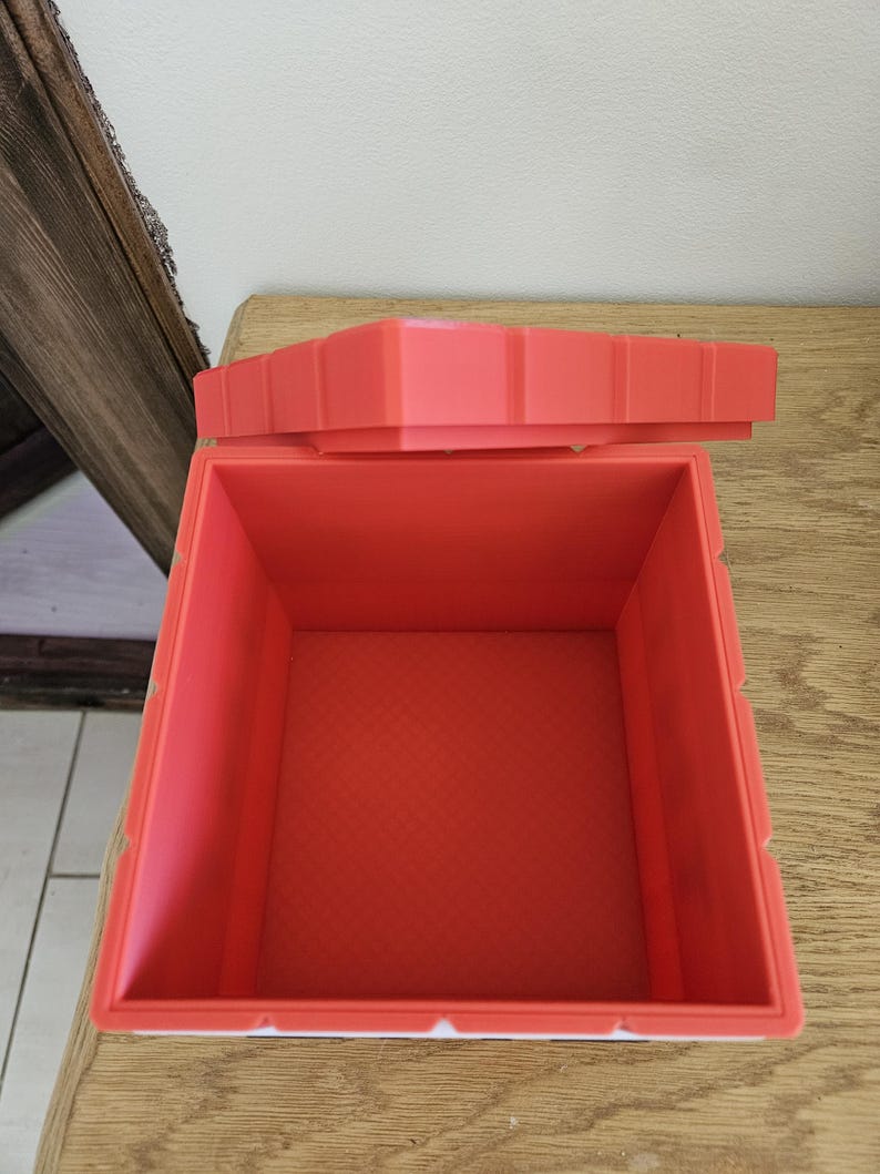 Large Minecraft TNT Storage Box | Gamer Treasure Chest | Gamer Decor ...