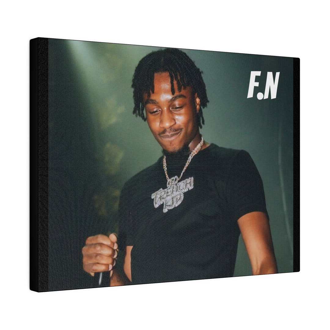 Rapper Lil Tjay F.N Matte Canvas, Stretched, 0.75" - Etsy