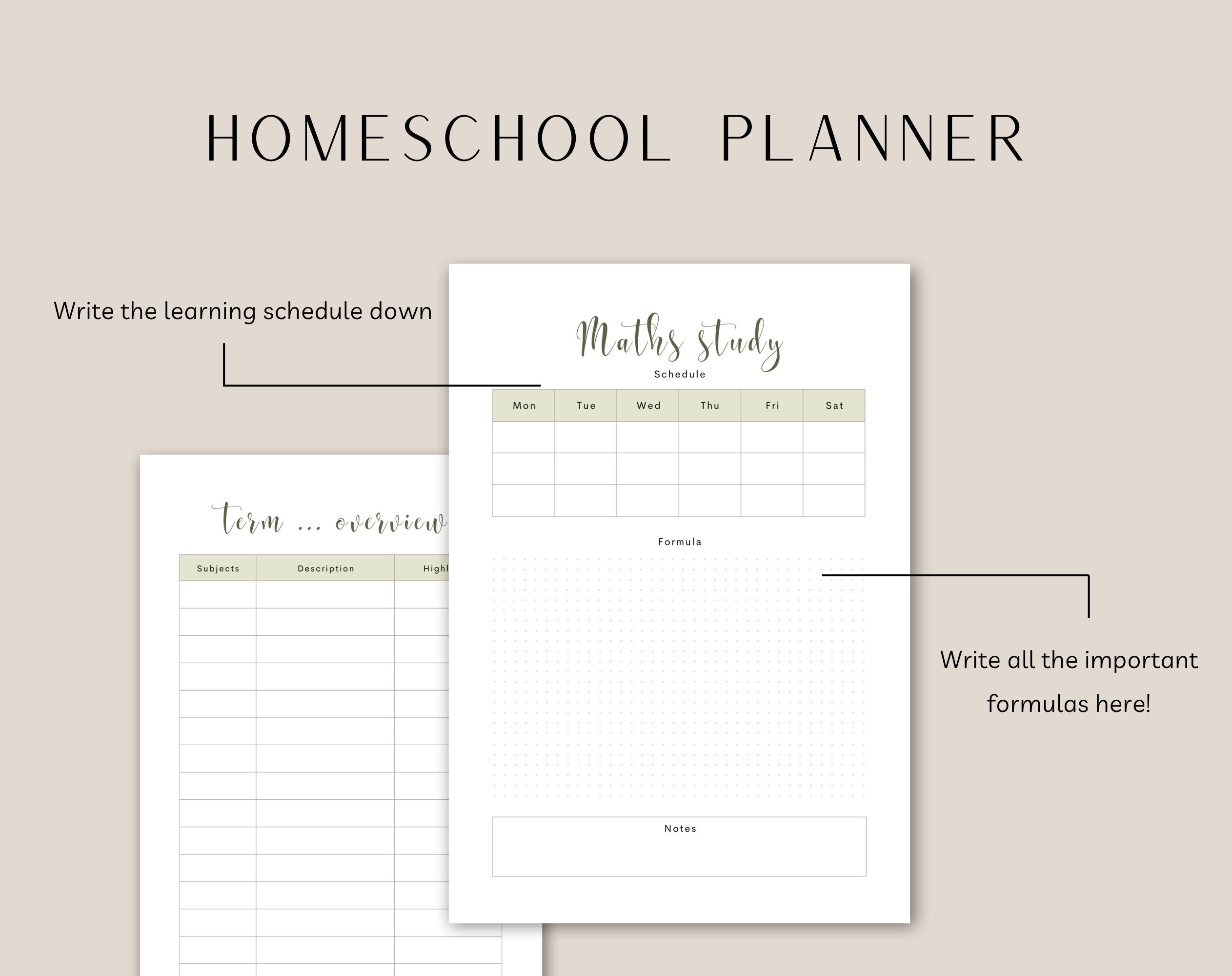 Homeschool Planner, Homeschool Printable, Homeschool Lesson, School ...