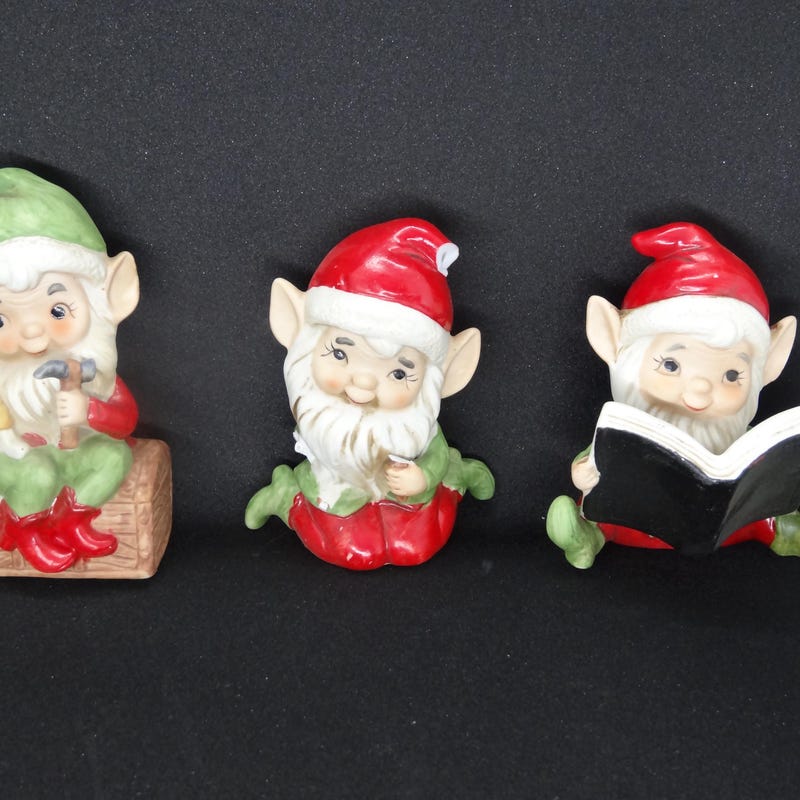 Homco Elves - Etsy