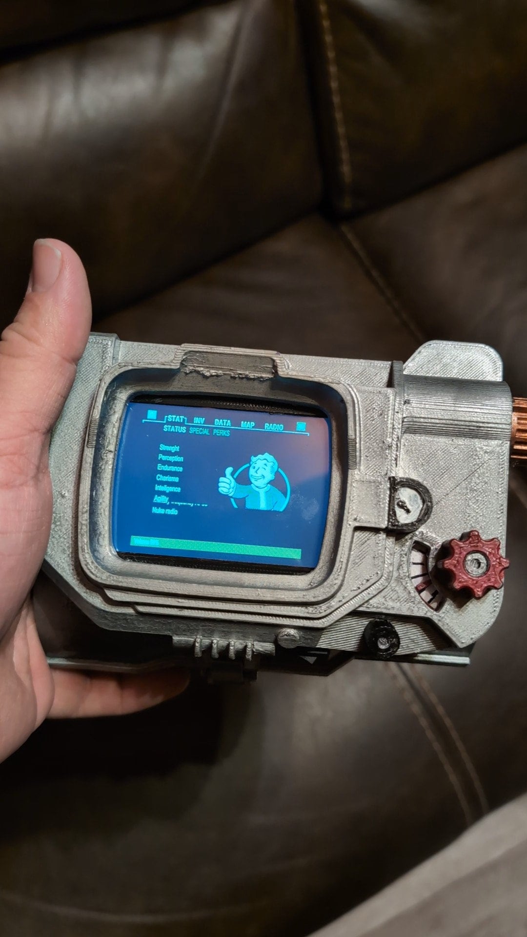 Fallout Pipboy With Electronic Touch Screen, Padding, & Rechargeable ...