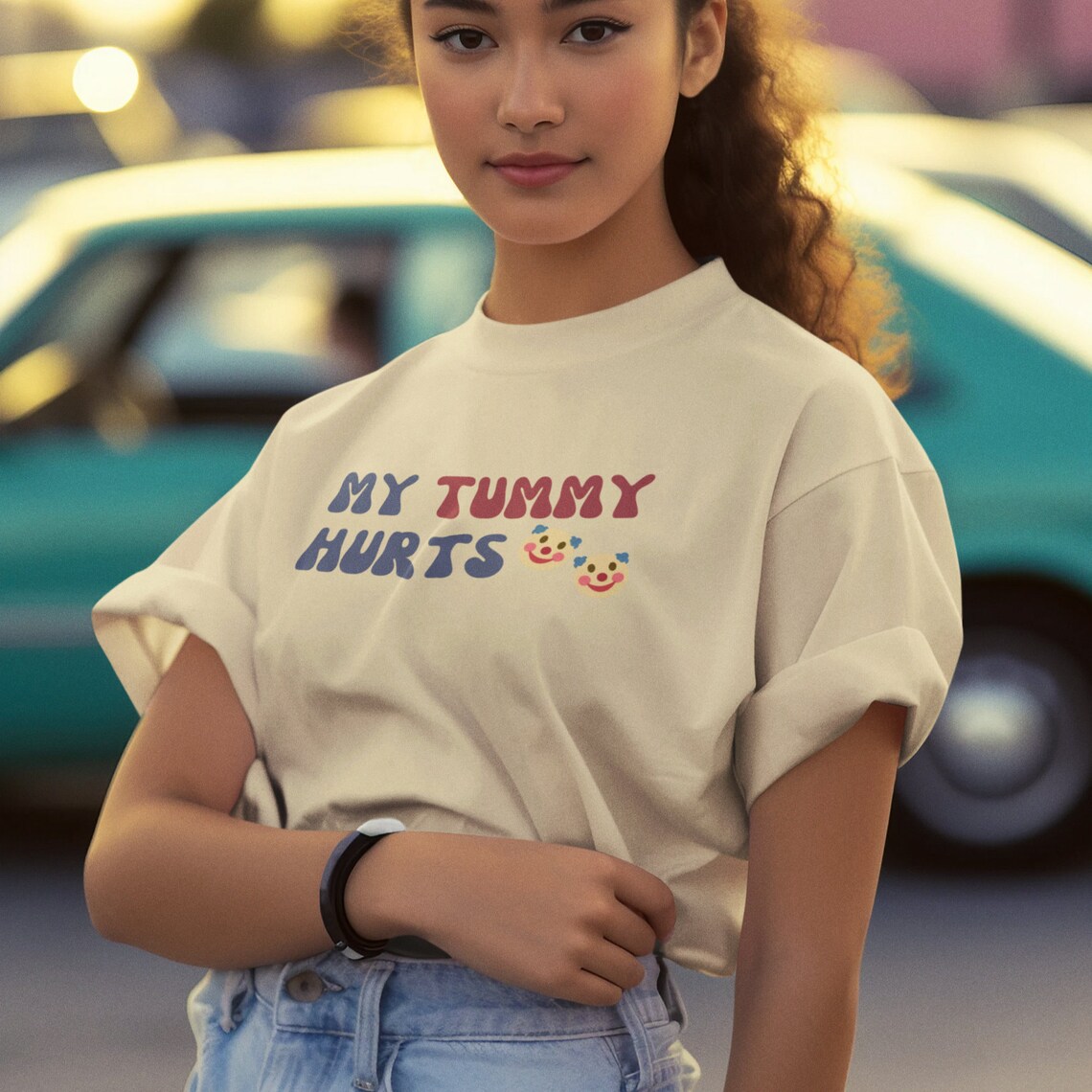 Clowncore Weirdcore Kidcore Clown Trendy Shirt Unique Statement Top for ...