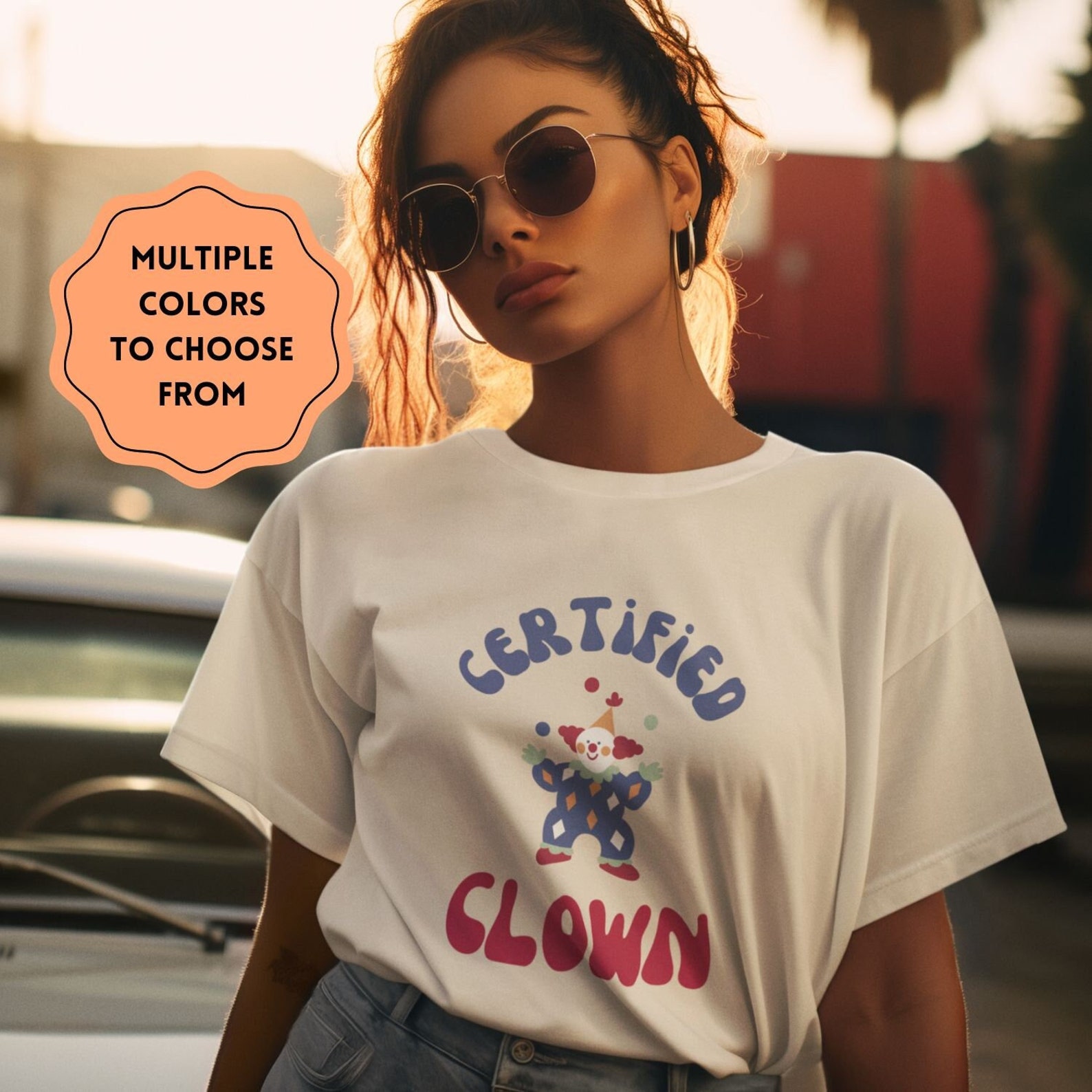 Clowncore Weirdcore Kidcore Clown Trendy Shirt Unique Statement Top for ...