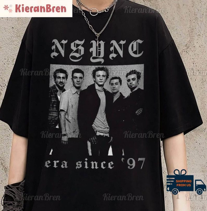 NSYNC Boy Band Shirt, Nsync Eras Shirt, 90s Boy Band Shirt, in My Nsync ...