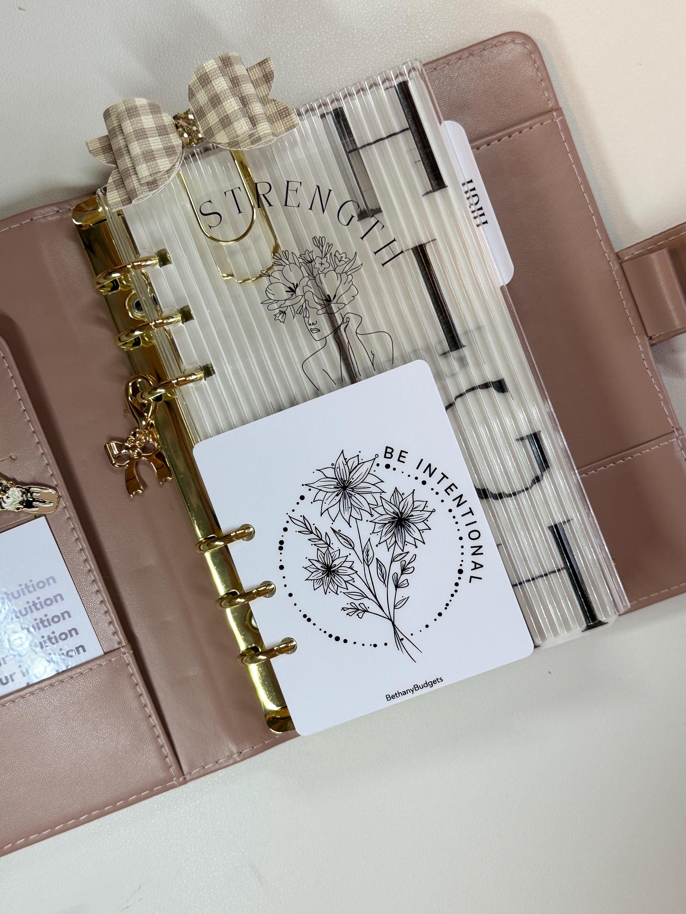 Half Dashboard A6 & A5 Binder | Binder Dashboard - Etsy