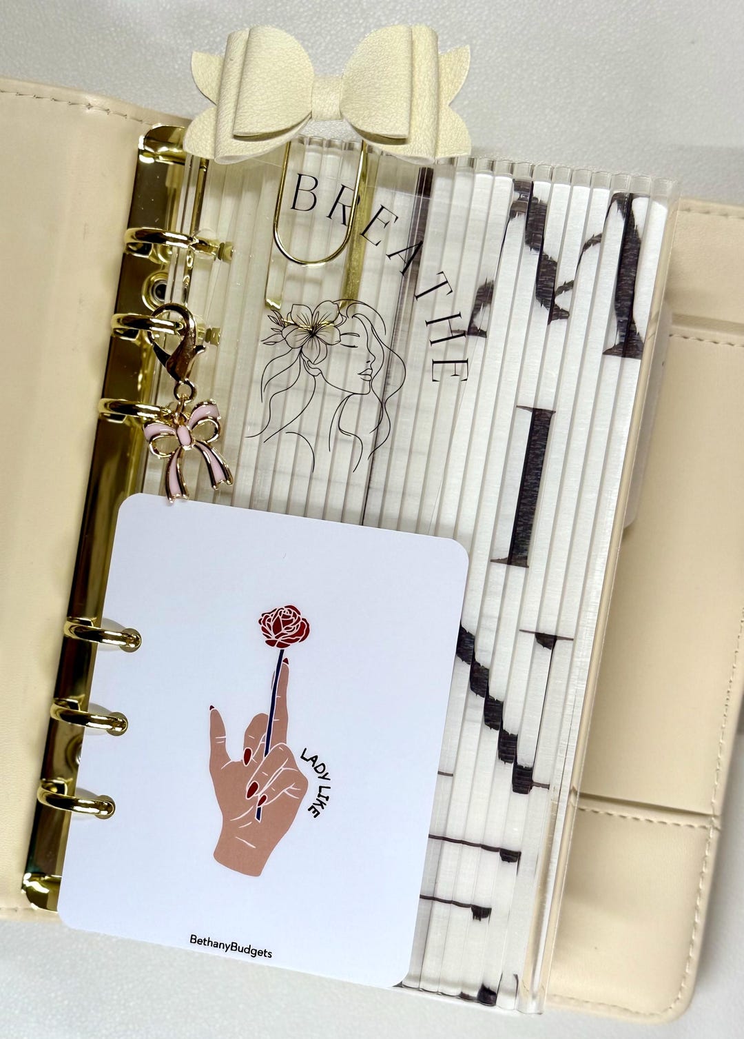 Half Dashboard A6 & A5 Binder | Binder Dashboard - Etsy