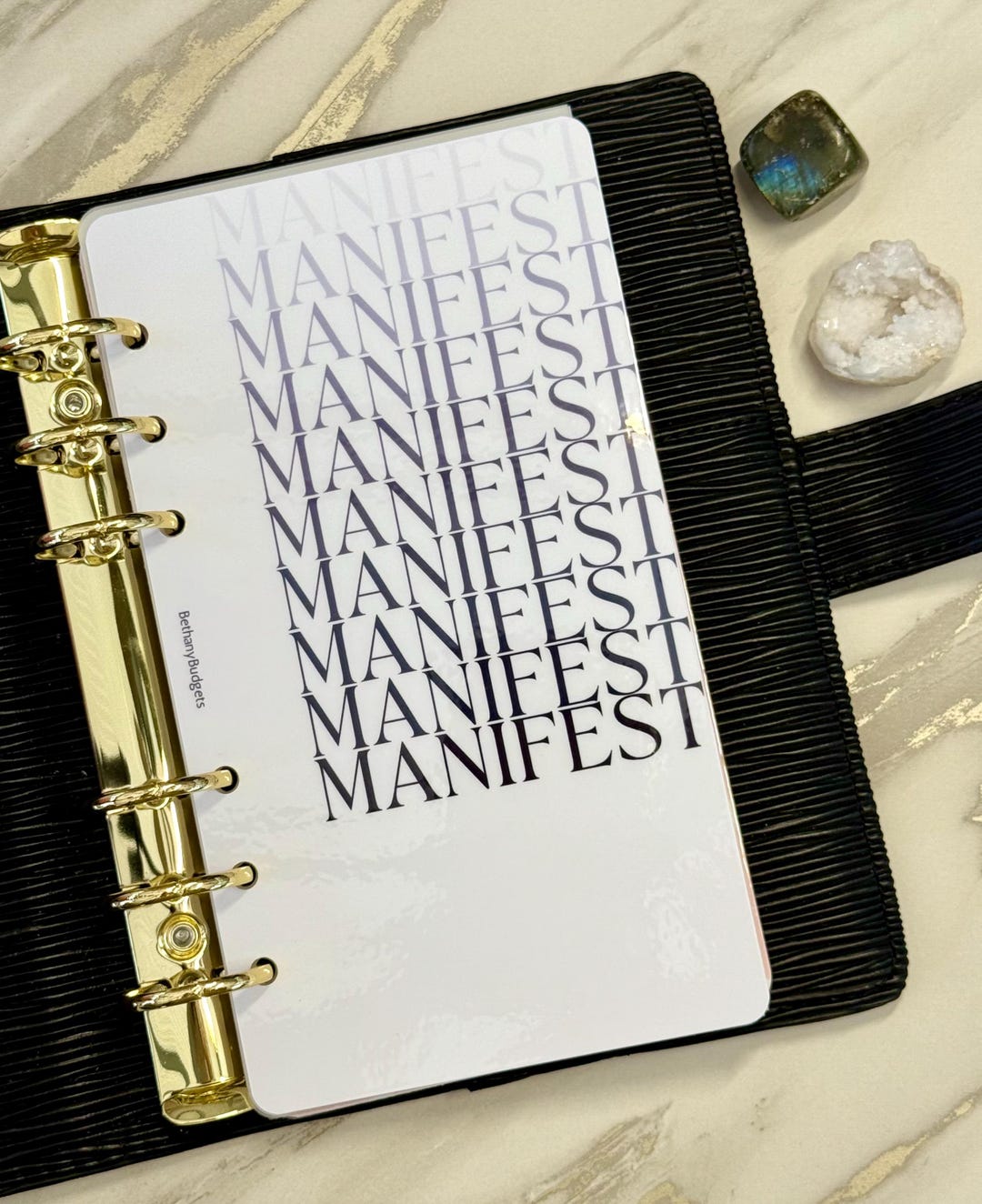 Manifest, Manifest, Manifest Dashboard | A6 Cash Binder Dashboard ...
