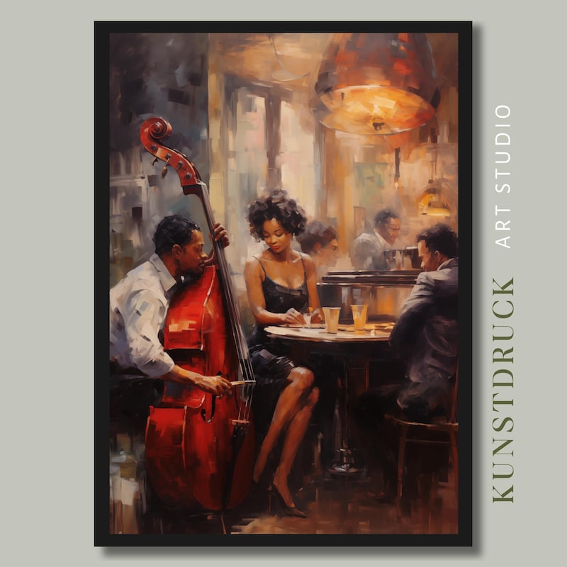 Black Jazz Wall Art - Etsy