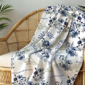 Magnificat Fiat Mihi Catholic Sherpa or Minky Fleece Prayer Blanket ...