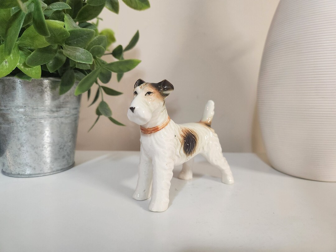 Vintage Nippon Terrier Dog Figurine From Japan - Etsy