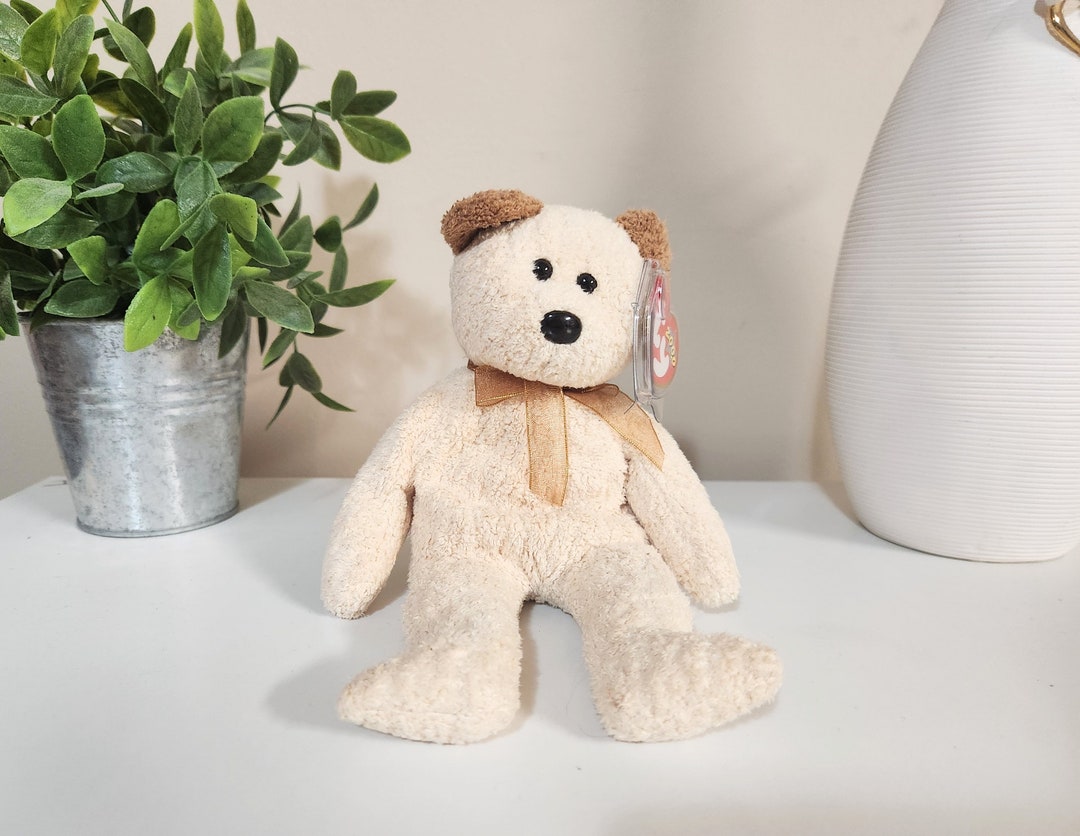 Ty Beanie Baby “huggy” the Adorable Bear (8.5 Inch) Vintage Beanie ...