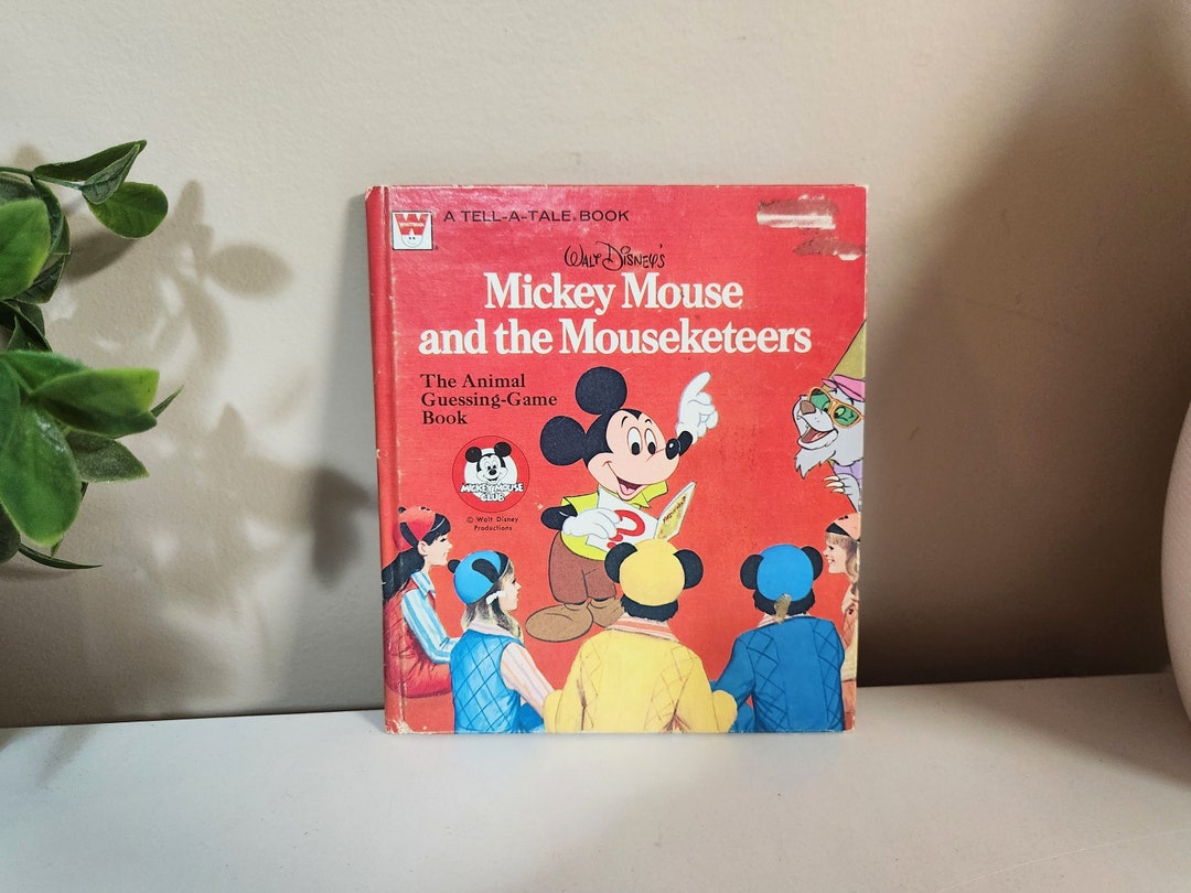 Vintage 1970s Mickey Mouse and the Mouseketeers Children's Hardcover ...