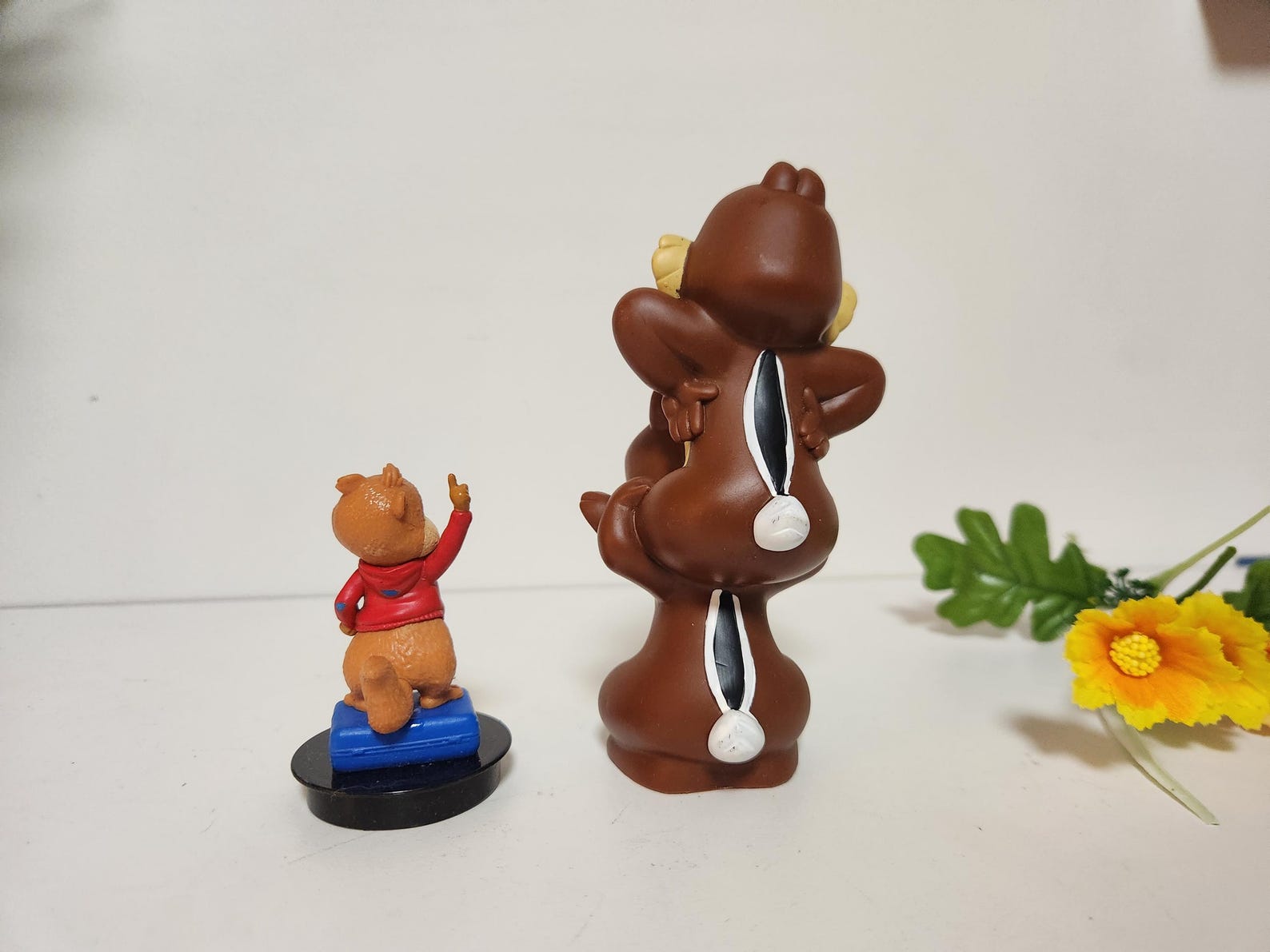 Vintage Chip/dale Chipmunk Figures Set of 2- Alvin & the Chipmunks Chip ...