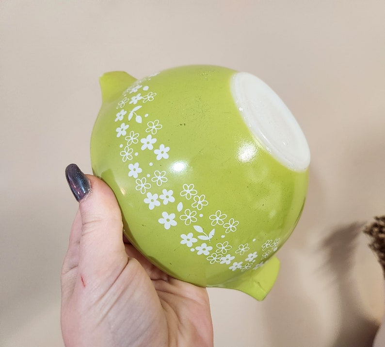 Vintage Pyrex Crazy Daisy Spring Blossom Cinderella Mixing Bowls Set ...