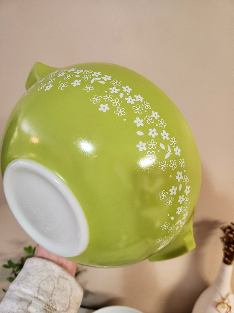 Vintage Pyrex Crazy Daisy Spring Blossom Cinderella Mixing Bowls Set ...