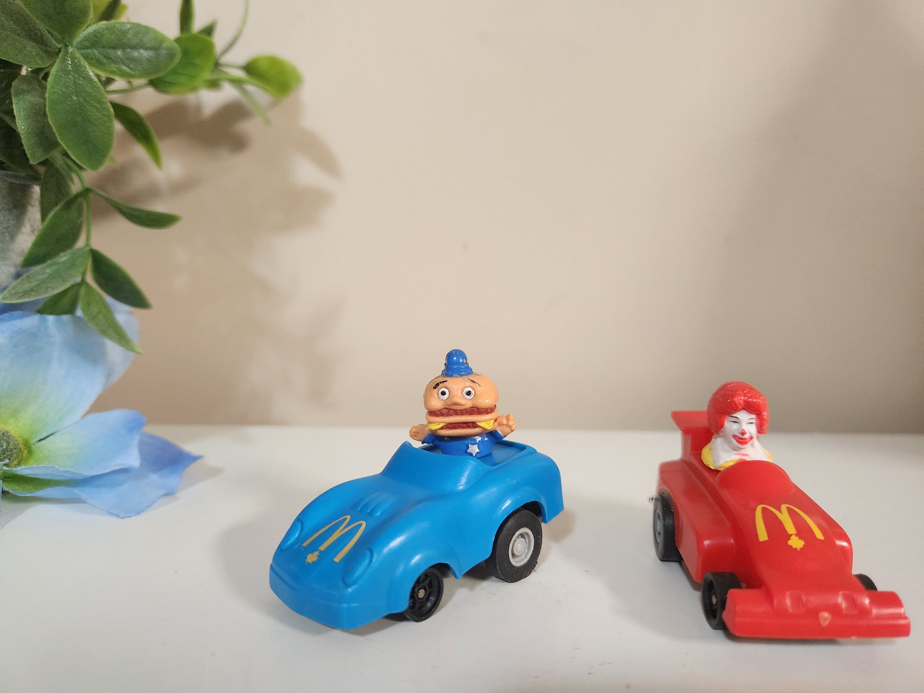 Vintage 80's Mcdonald's Officer Big Mac & Ronald Mcdonald Pull Back ...