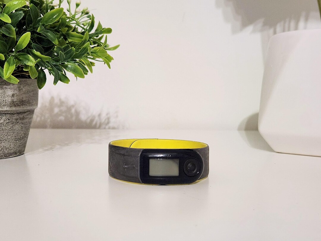 NIKE Plus Sport Digital Watch Green/black Two-tone Band Unisex-men's ...