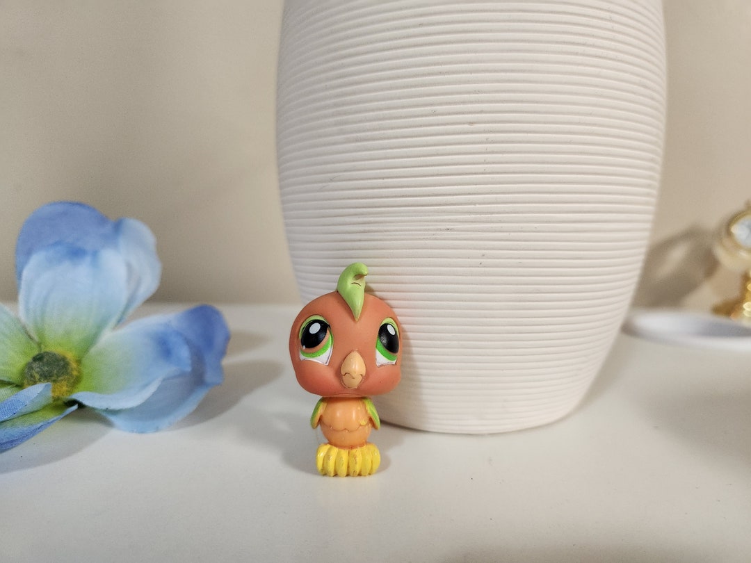 COCKATOO #394 - Authentic Littlest Pet Shop - Hasbro LPS - Etsy