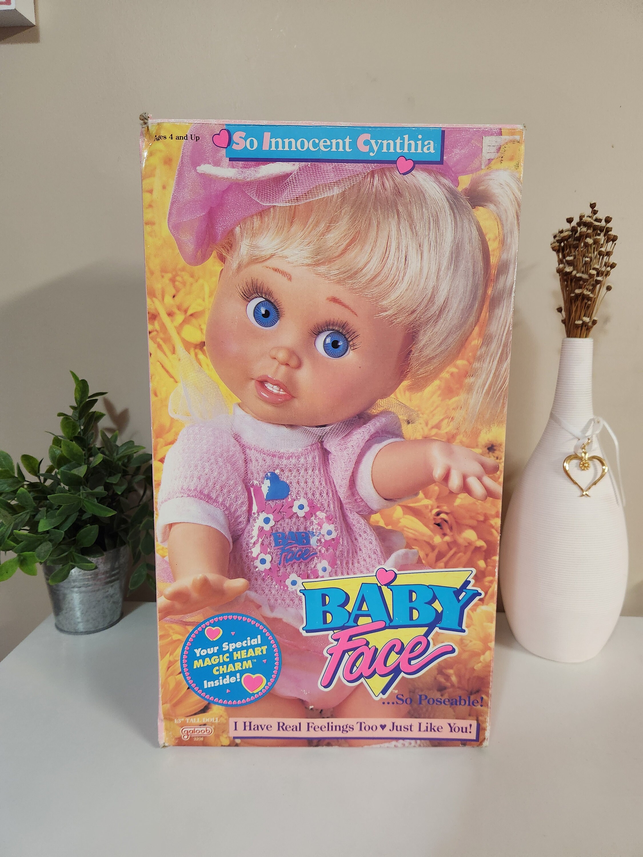 Vintage Galoob Baby Face Doll “so Innocent Cynthia” 13” - in Original ...