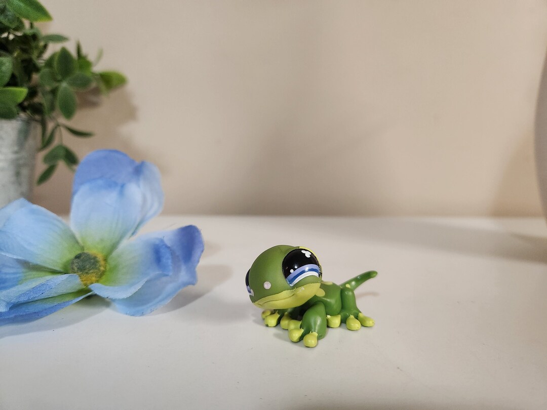 GECKO #847 Authentic Littlest Pet Shop - Hasbro LPS - Etsy
