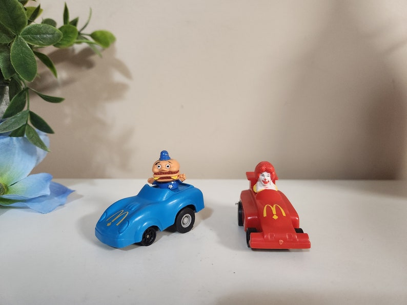 Vintage 80's Mcdonald's Officer Big Mac & Ronald Mcdonald Pull Back ...