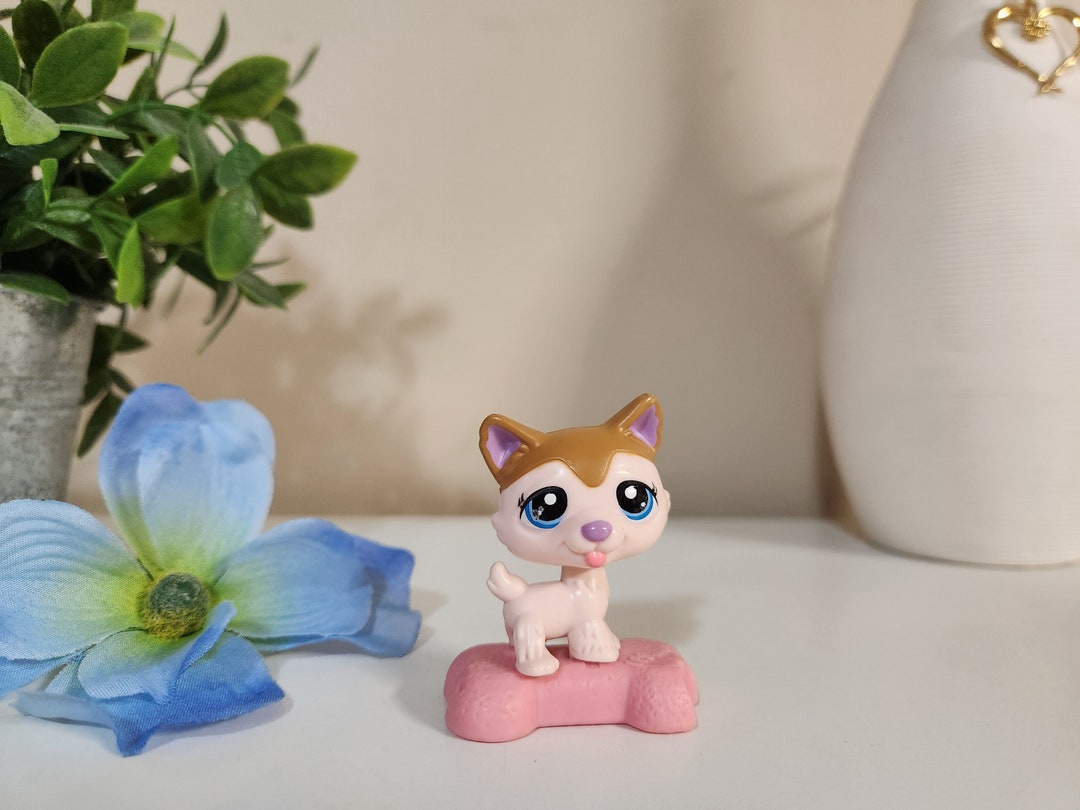Littlest Pet Shop LPS Pink Husky Dog Mcdonalds - Etsy