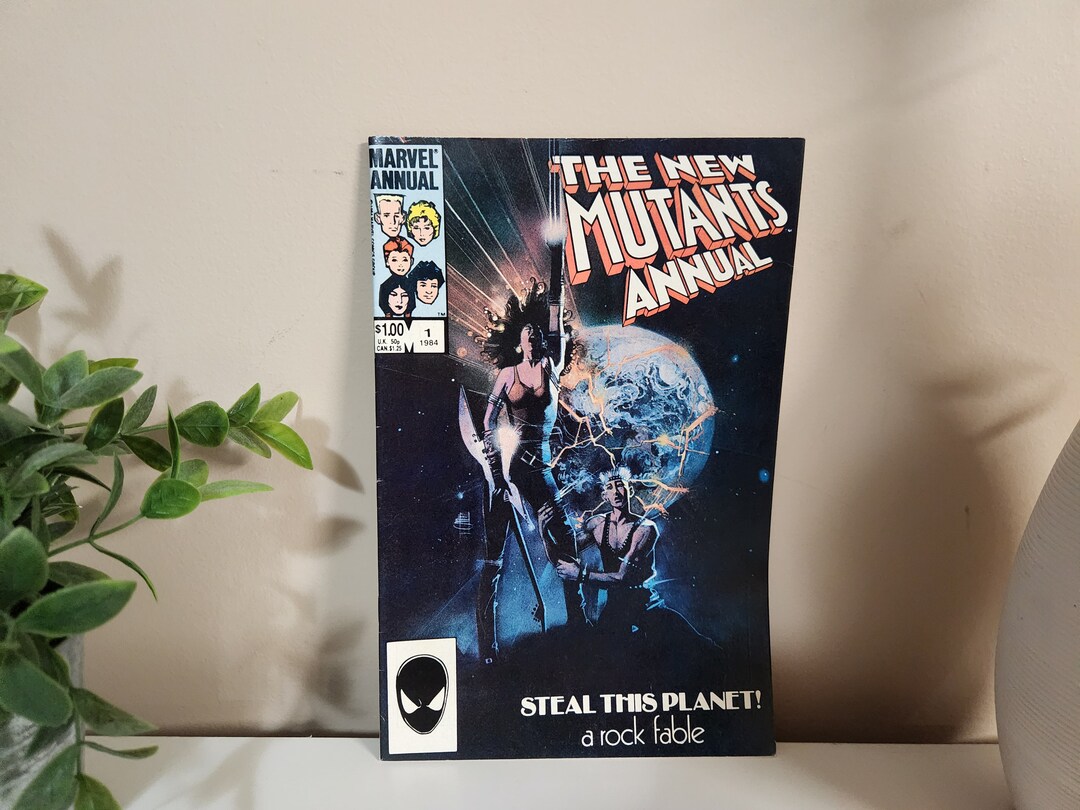 New Mutants Annual #1 Comic Book 1984 - Etsy