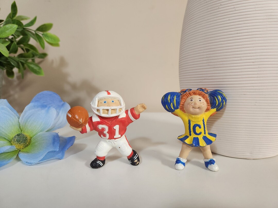 1980s Cabbage Patch Cheerleader Football Player #31 Mini Figures | 1984 ...