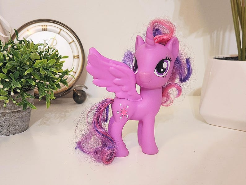 My Little Pony Princess Twilight Sparkle Alicorn Pegasus Purple Pink G4 ...