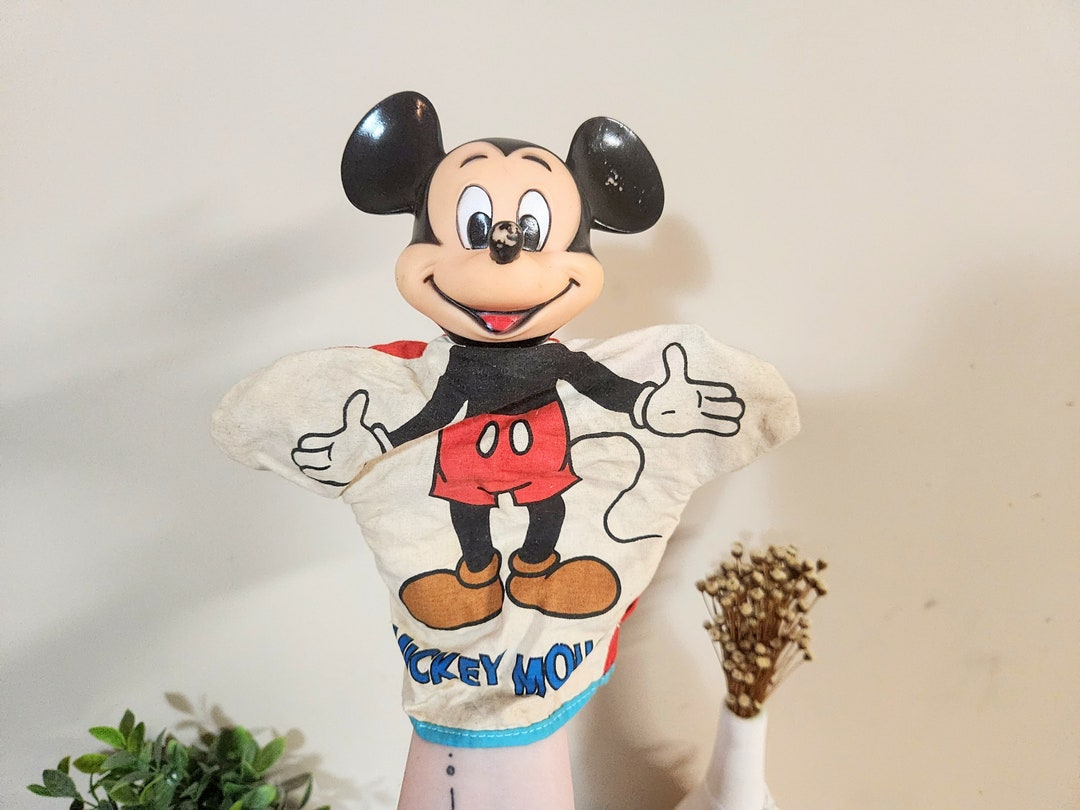 Vintage Mickey Mouse Hand Puppet Walt Disney Productions - Etsy
