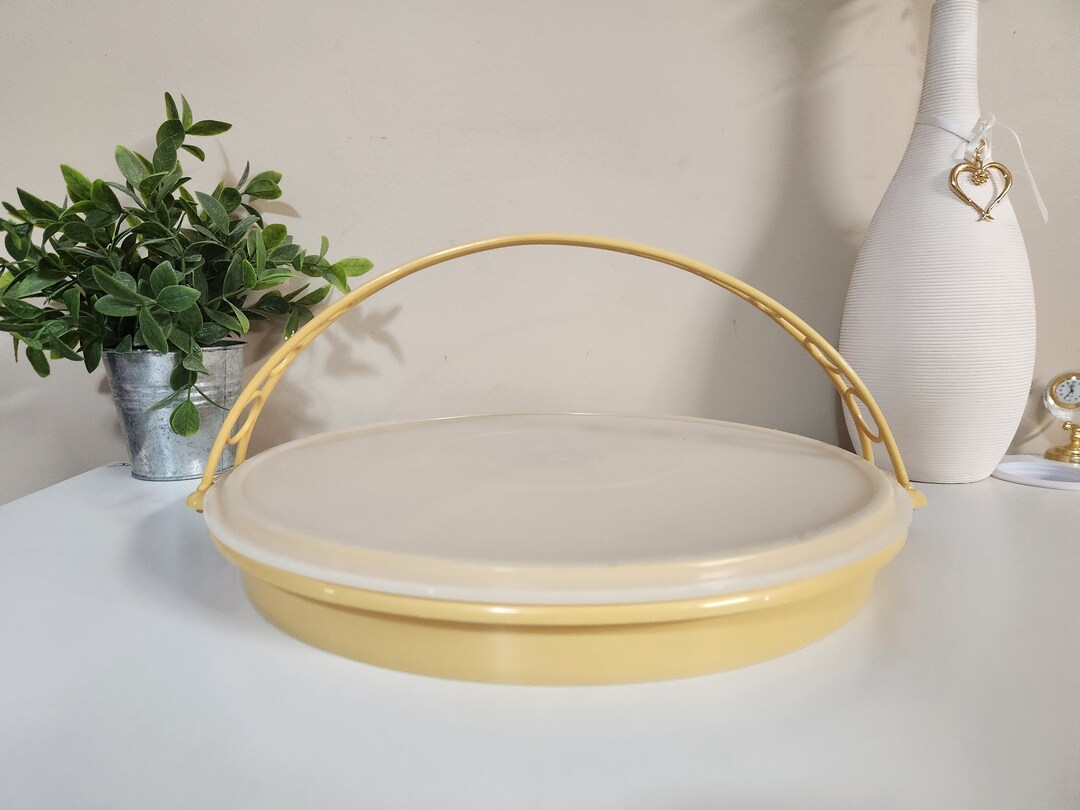 Vintage Tupperware "party Susan" Vegetable Fruit Snack Carry Tray ...