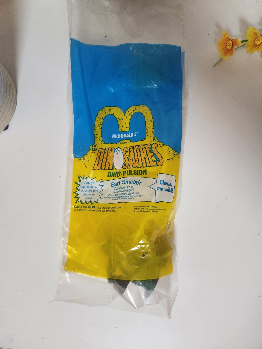 Vintage Mcdonalds Dinosaurs Earl Sinclair Figure 1992 Dino-pulsion ...