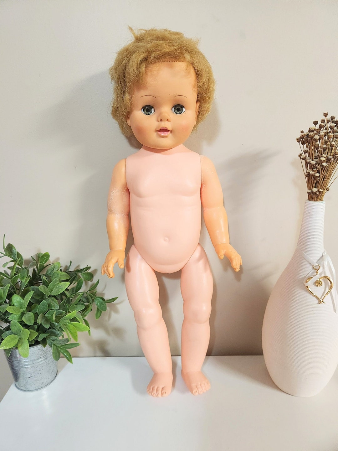 Vintage 1960s Reliable Canada Doll 20" Sleepy Eyes - Vintage ...