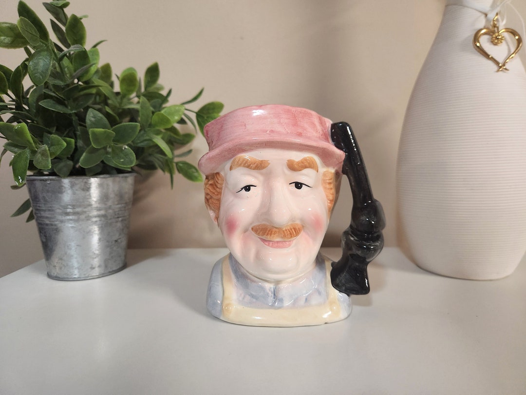 Vintage Character Toby/tobey Jug Mug - Hand-made/hand-painted Face Cup ...
