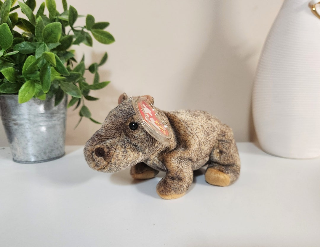 Ty Beanie Baby “tubbo” the Hippo (6 Inch) Vintage Beanie Babies - Etsy