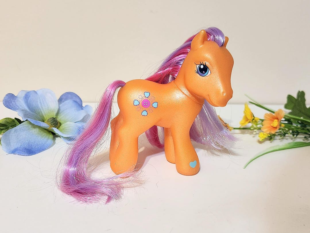 My Little Pony G3 Sew & so Button Heart Cutie Mark Pink/purple ...