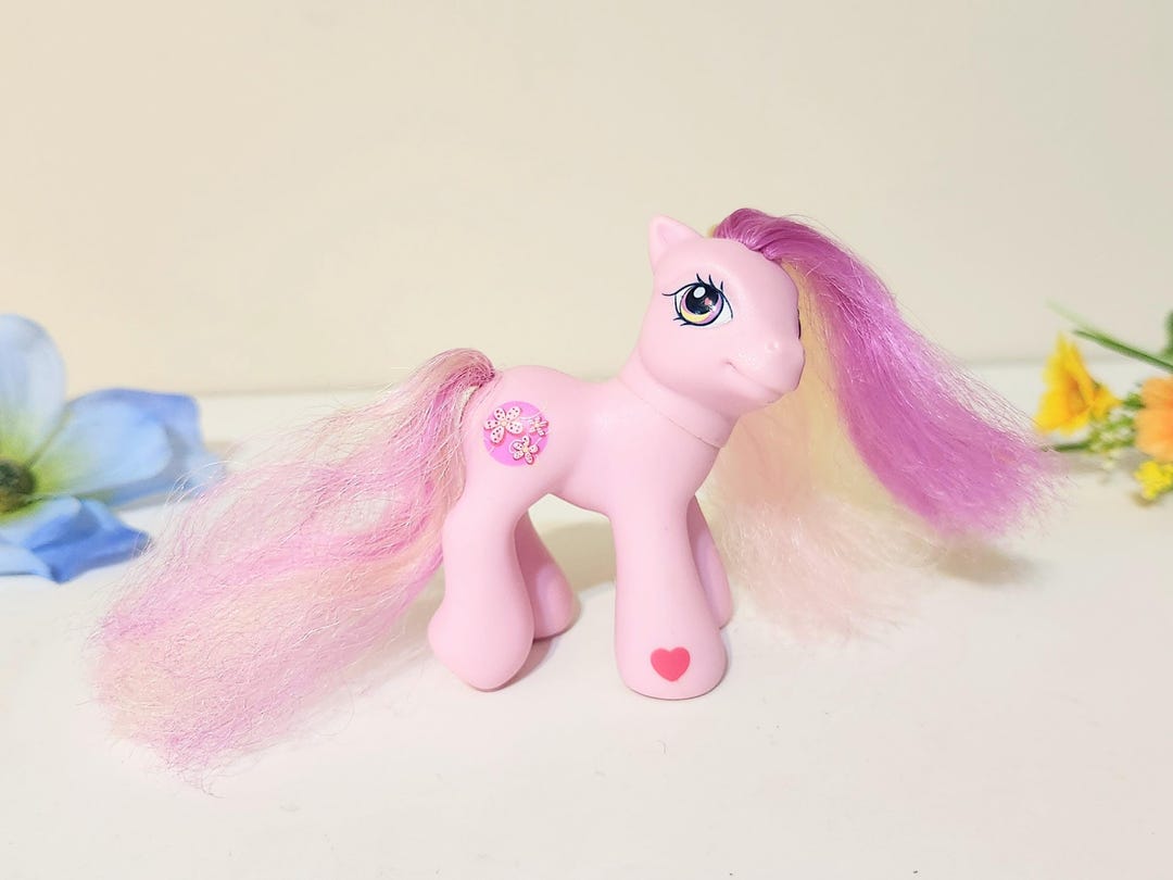 My Little Pony Hokey Pokey G3 Baby Pink Striped/polkadot Flower Cutie ...
