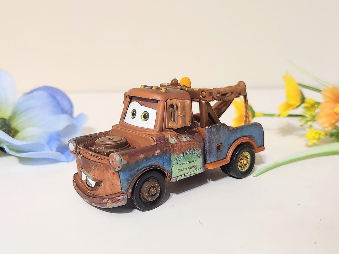 Pixar Cars Supercharged Mater Tow Truck Radiator Springs Brown Disney ...