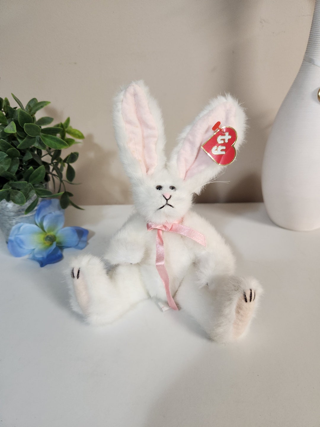 Vintage Ty Bunny Sara Attic Treasures 1993 Rabbit - Etsy