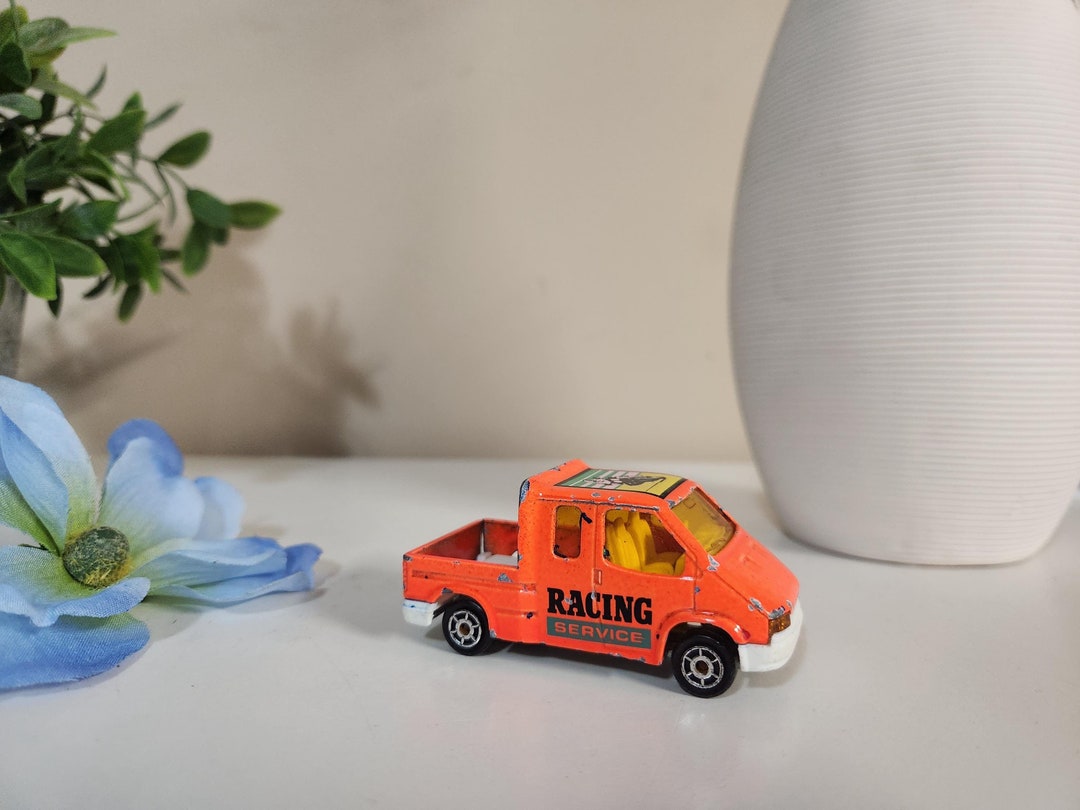 Majorette Ford Transit Van Half-cab #243 Race Support Vehicle Bright ...