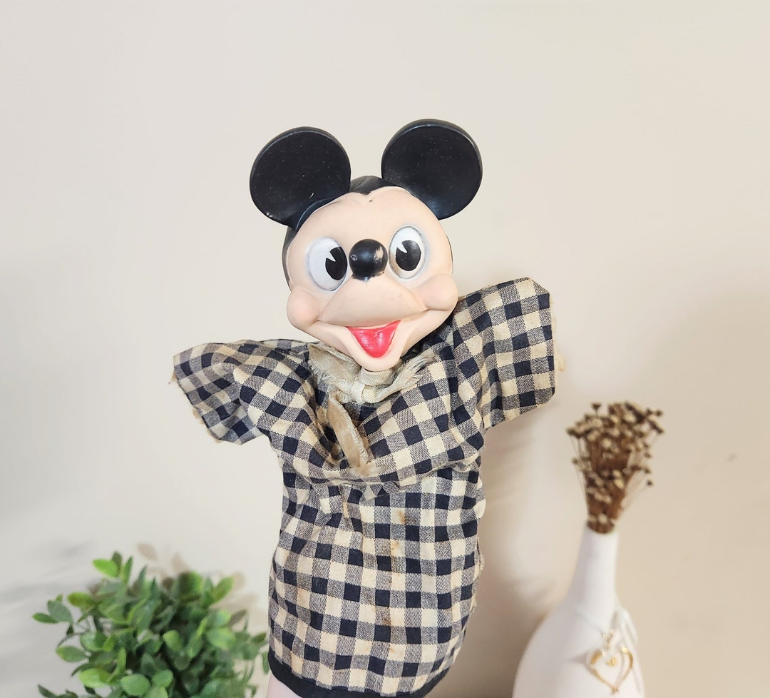1950s Vintage Mickey Mouse Hand Puppet - Etsy