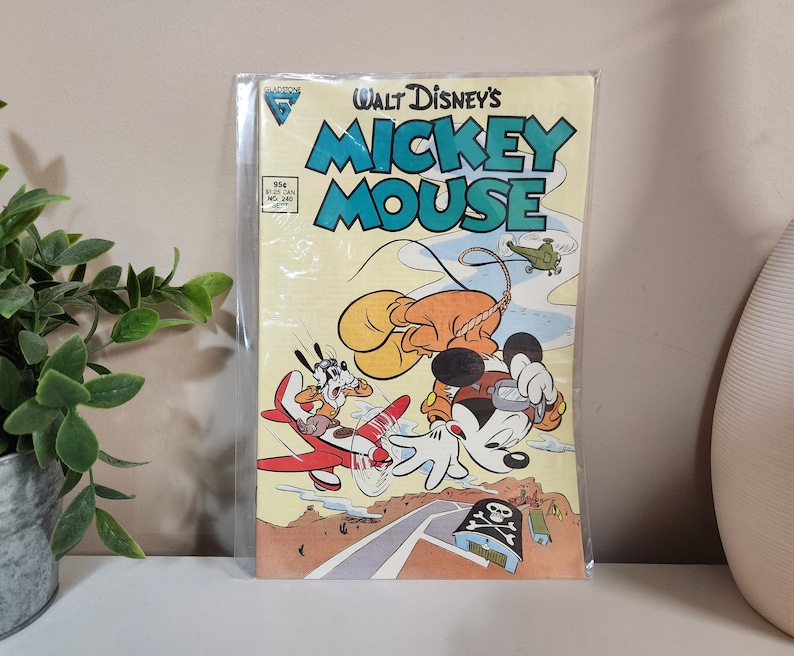 Walt Disney's Mickey Mouse Comic Book Vintage Gladstone - Etsy