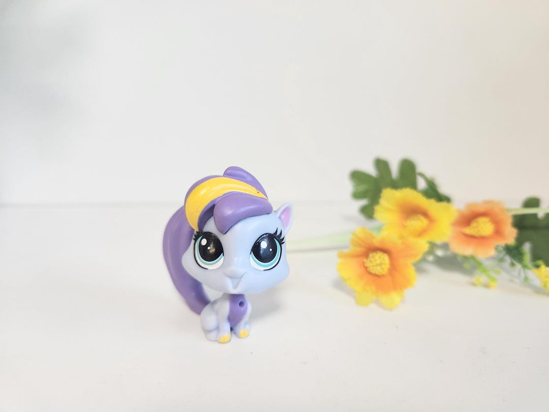 Littlest Pet Shop Squirrel #314 Purple Verena Vair - Vintage ...