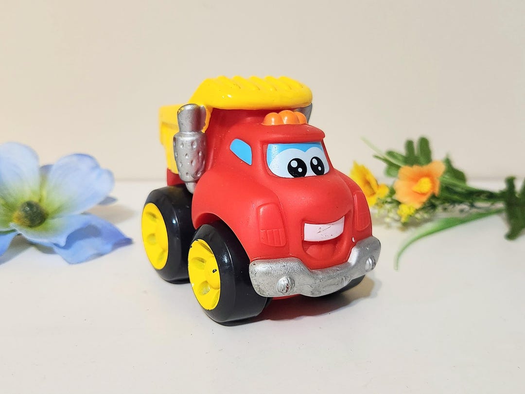 Vintage Tonka Hasbro Dump Truck Chuck & Friends Tumblin’ Chuck Red Soft ...