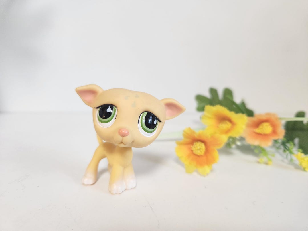 Littlest Pet Shop #875 Greyhound Blue Raindrops - Grey Hound Dog ...