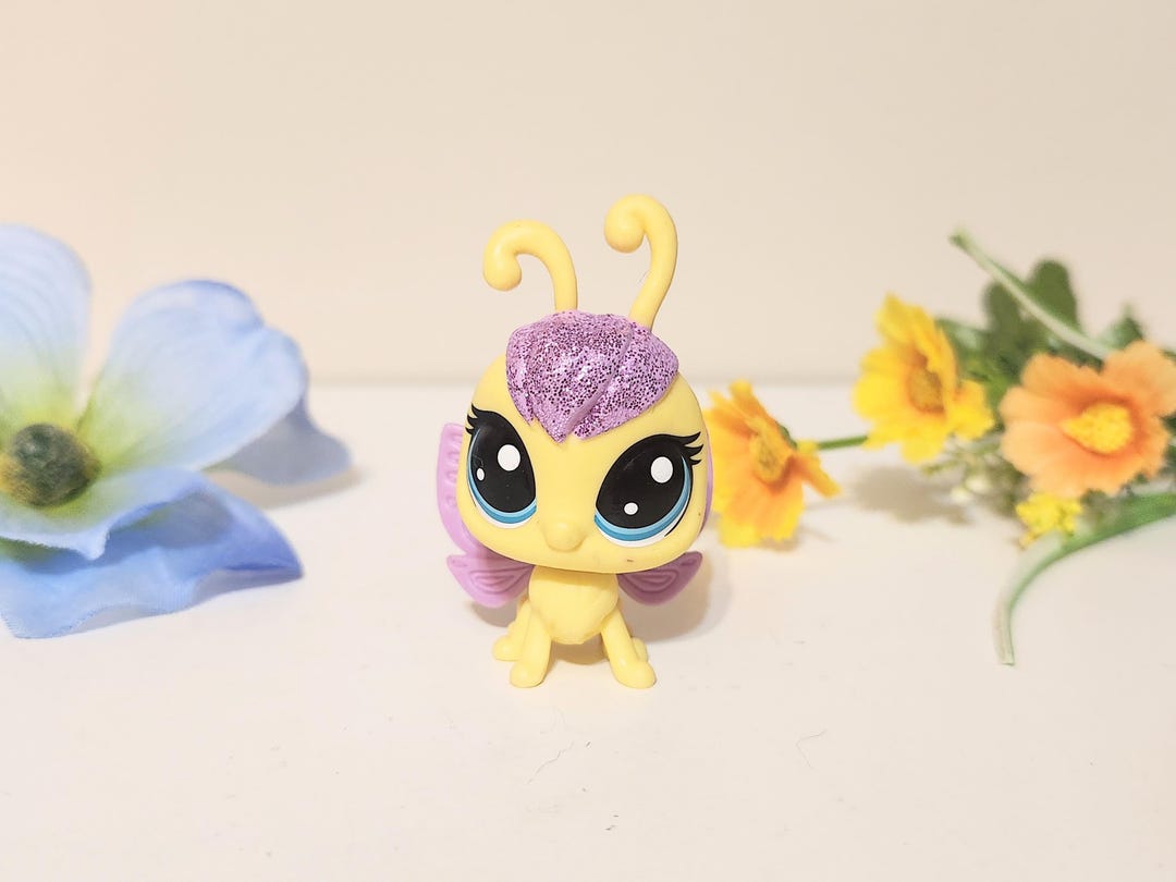 LPS GLITZY PRETTYFLY Butterfly #2-S12 - Authentic Littlest Pet Shop ...