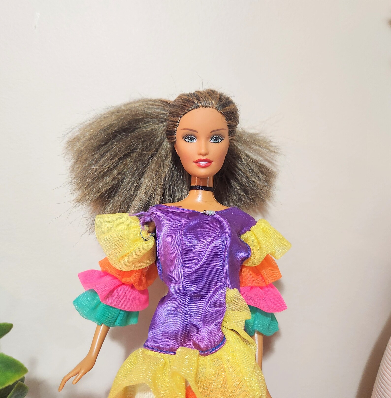 Vintage 1990s Mattel Barbie Doll Flaminco Salsa Samba Dress 1998 Barbie ...