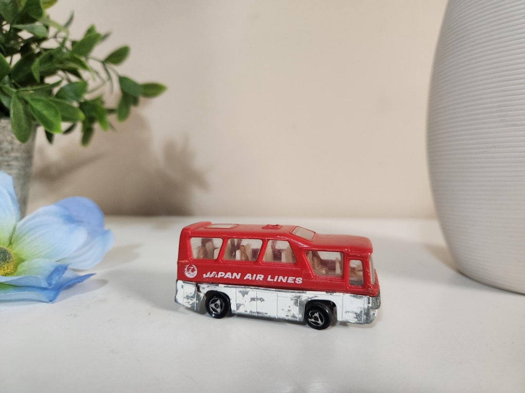 Majorette Japan Air Lines MINIBUS 1/87 Vintage Diecast Made in France ...