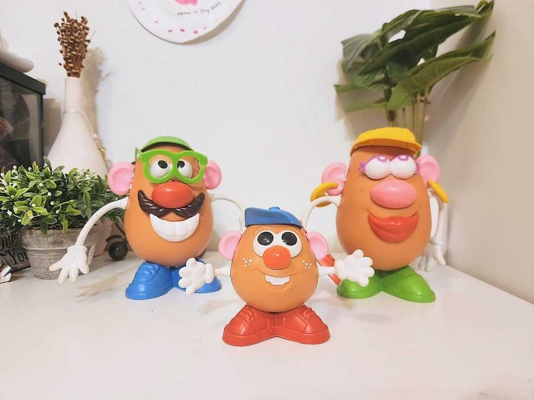 Vintage 1980s Playskool Mr Potato Head Family Set of 3-1985 Kid ...
