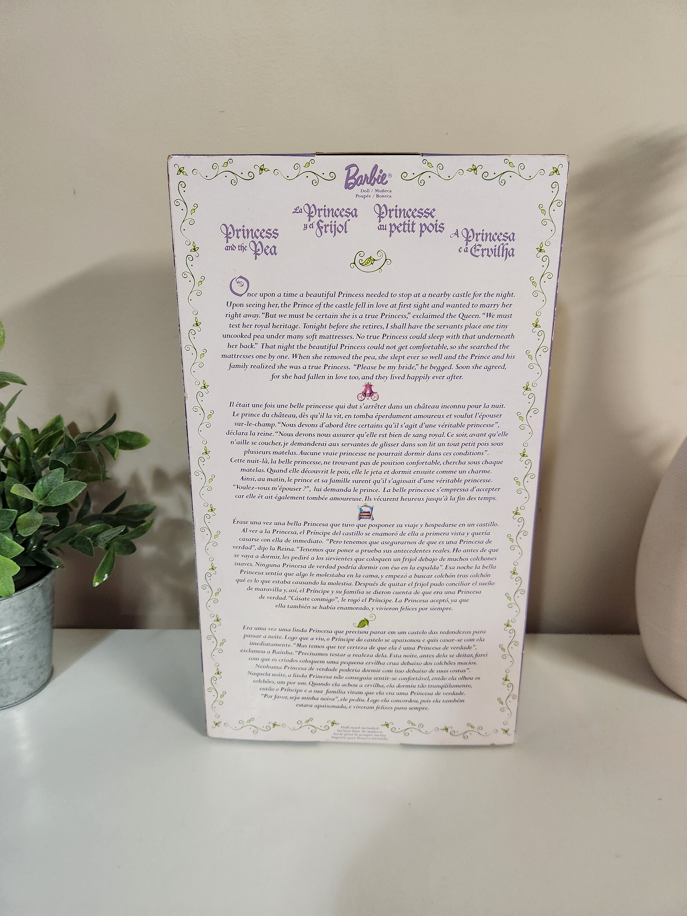 Barbie Princess and the Pea Doll Collectors Edition 2000 Mattel - Etsy